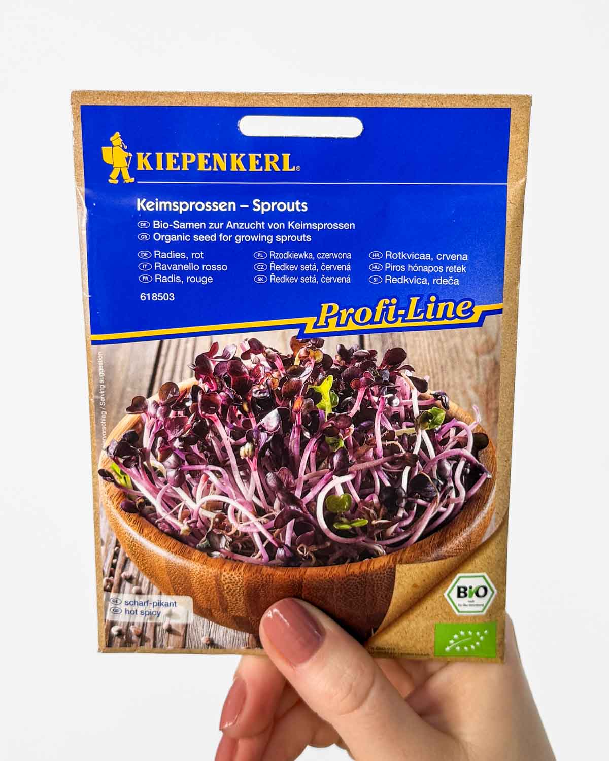 Semínka pro pěstování klíčků - Červená ředkev (Raphanus sativus) (30 g ...